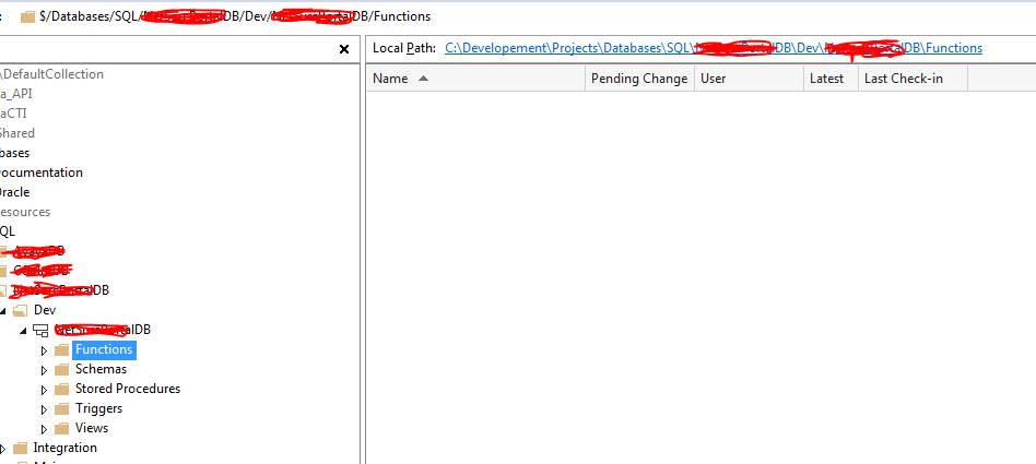Troubleshooting Ms Sql Server Check In Database Scripts In To Team Foundation Server Using Vs