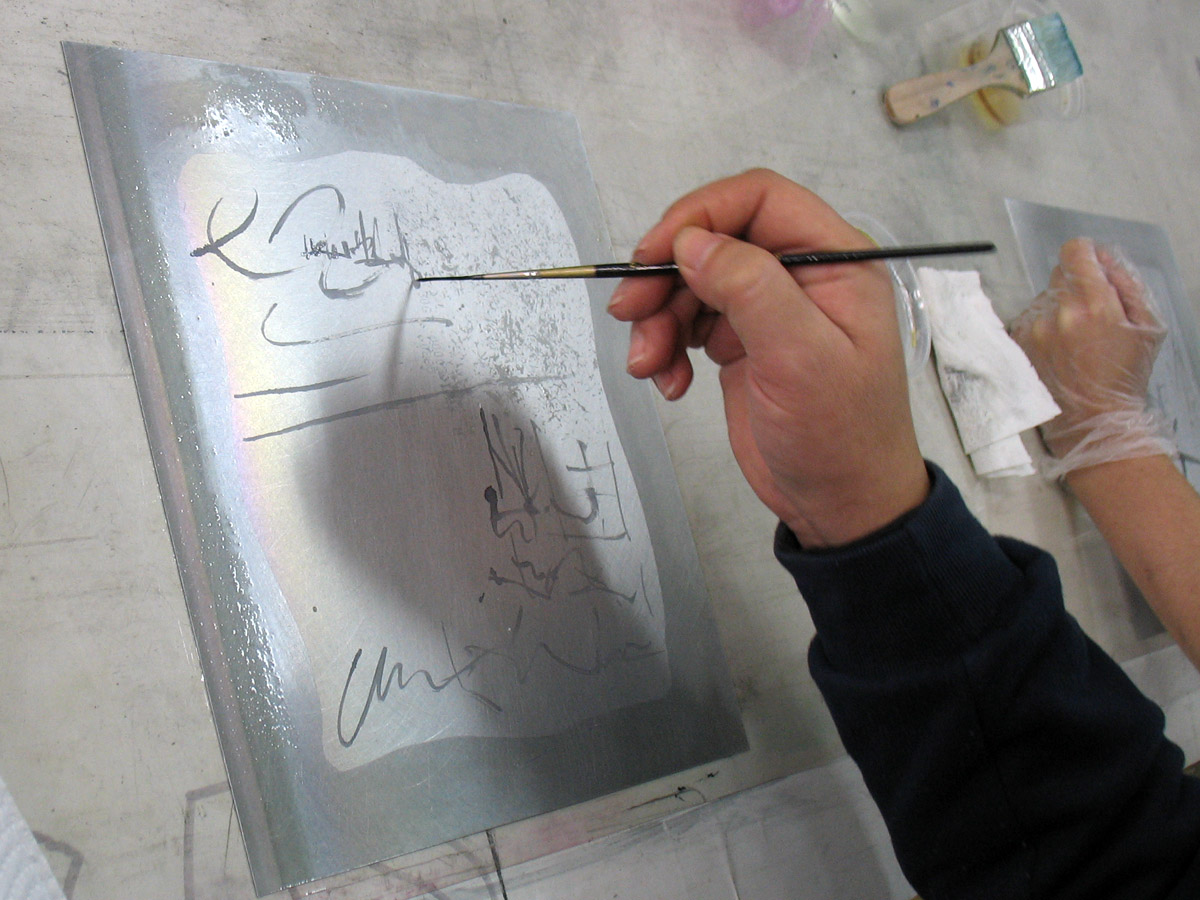 Grabado menos tóxico: Taller de Litografia en metal en Parana, Entre ...