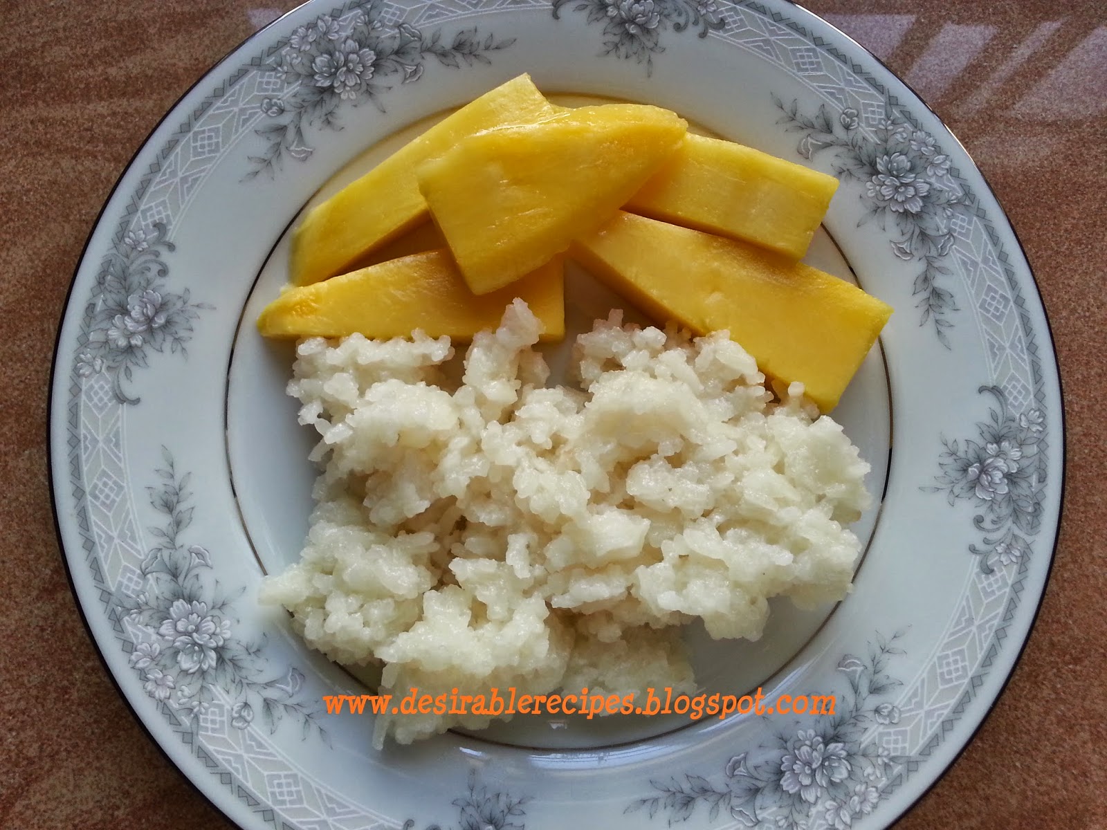 Thai Sweet Sticky Rice with Mango