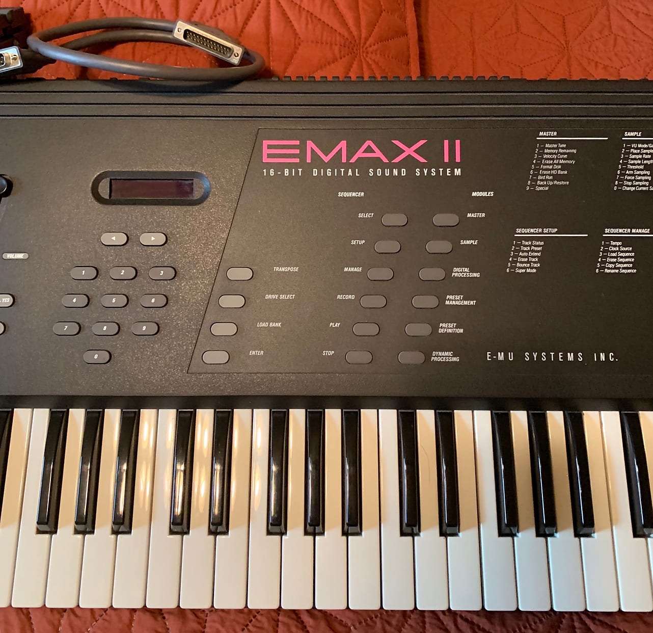 MATRIXSYNTH: E-mu EMax II w/ New Display