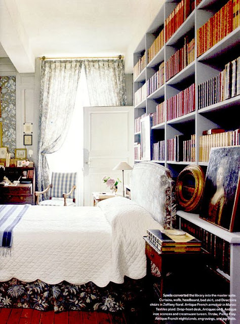 Eye For Design: Bedroom Libraries For Book Lovers