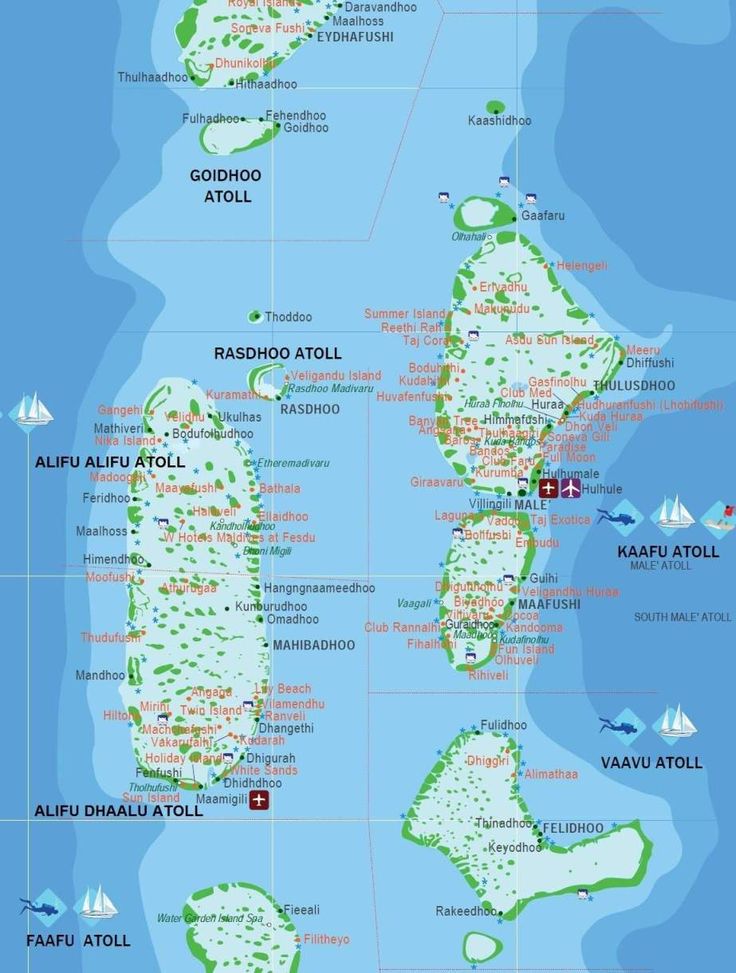 Maldives Map