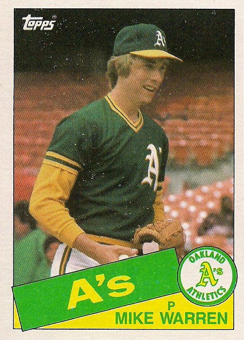 1985 Topps: #197 - Mike Warren