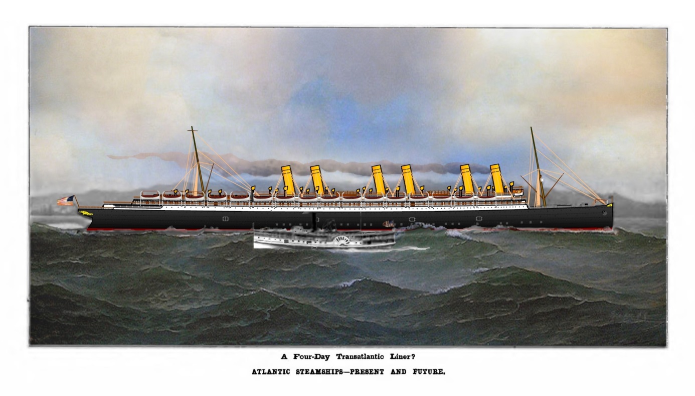 Books - Liner scale drawings the story of a long journey to LINERS