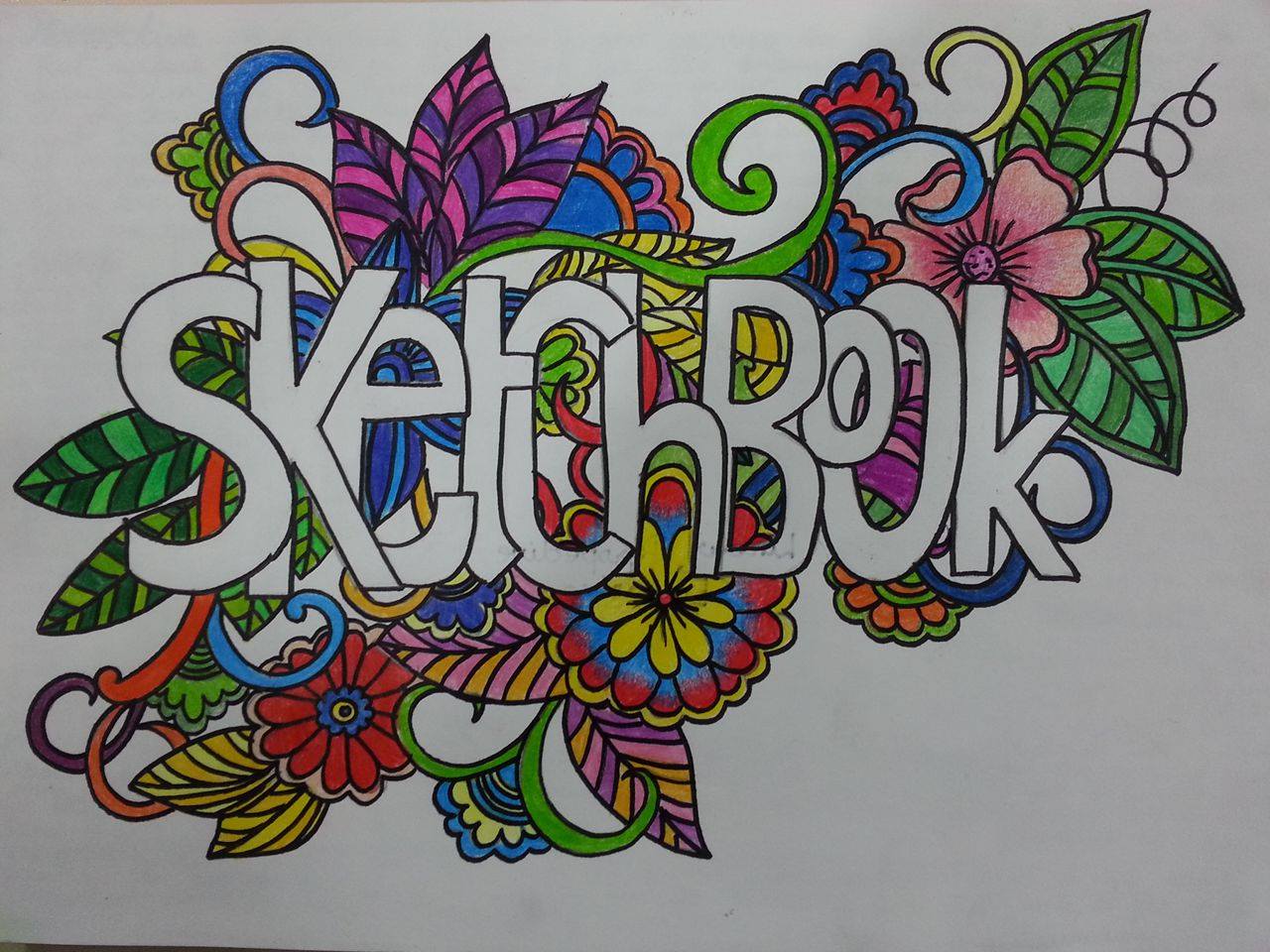 New School Art: Sketchbook title page by Nicole Kathrin Pusch ნიკოლ ...