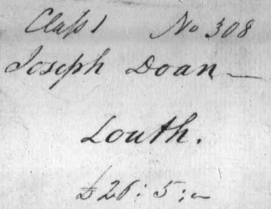 War Of 1812 Chronicles: Joseph Doan Of Louth
