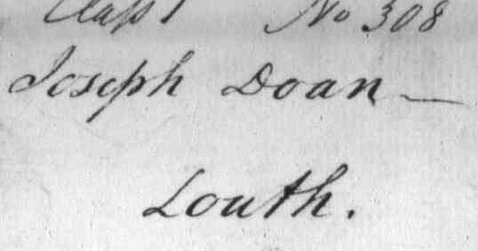 War Of 1812 Chronicles: Joseph Doan Of Louth