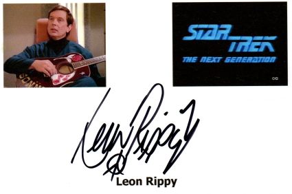 Kiwiautogal's Autographs: Leon Rippy