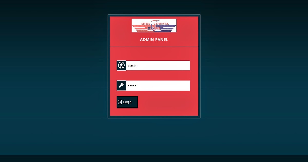Admin Login-U.I Design ~ A.K Web Designer / App tester