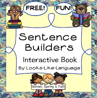 Classroom Freebies Too: Free, Fun Foldable Sentence Book from Looks ...