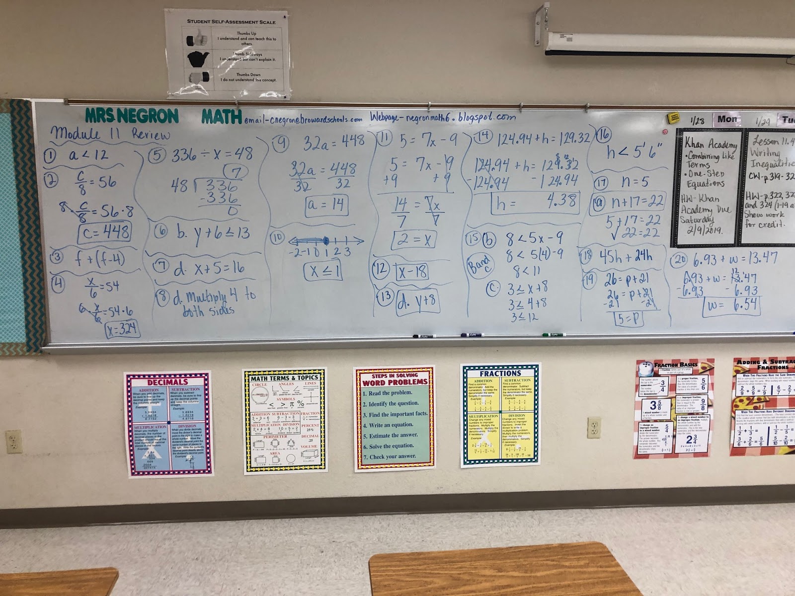 Mrs. Negron 6th Grade Math Class: Module 11 Study Guide