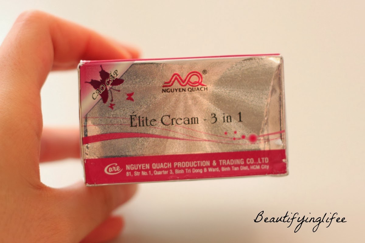 [REVIEW] Elite 3 in 1 Cream ♥ - ♥ Beautifying Life ♥