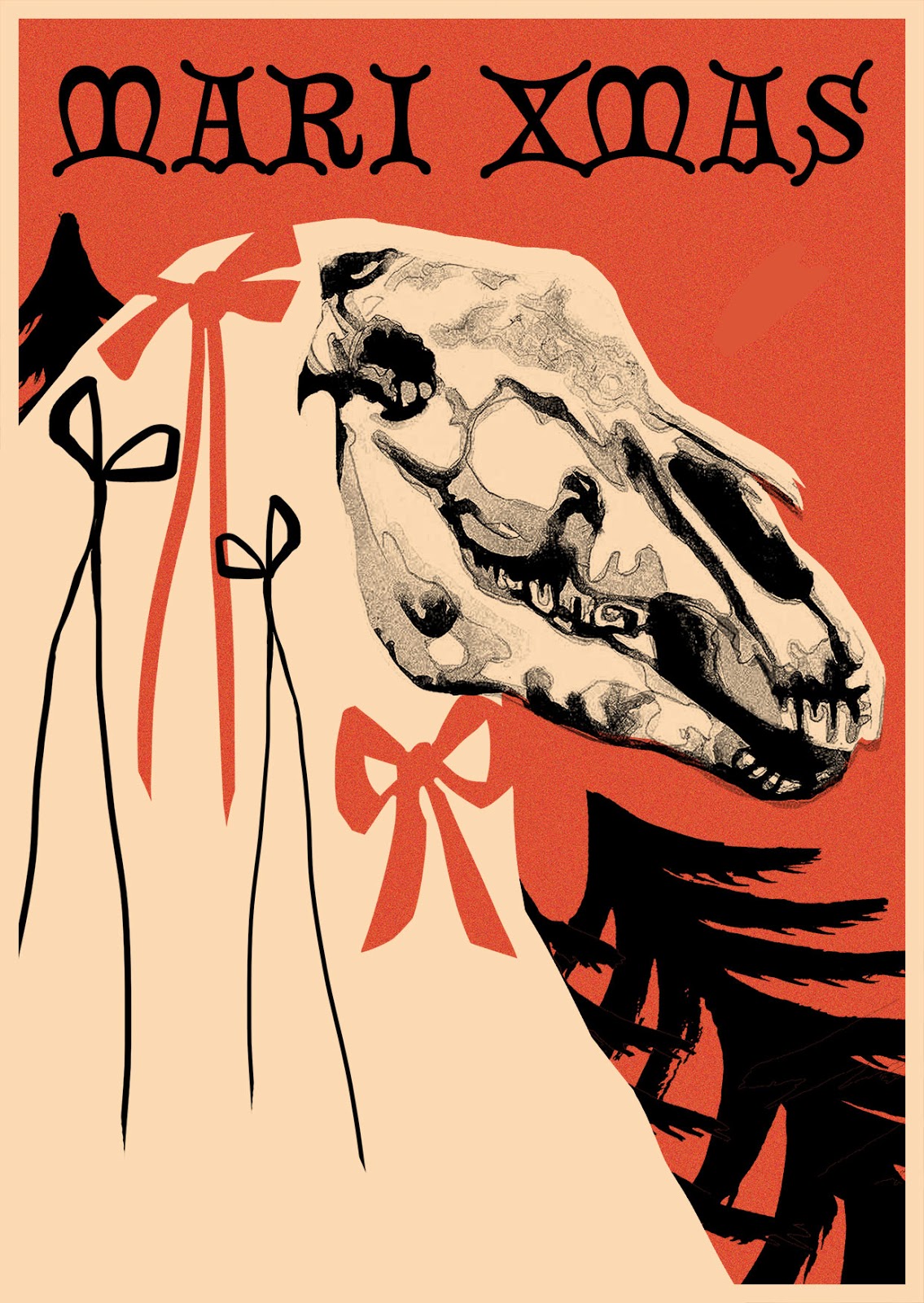 Kim Thompson Illustration: CREEPY CHRISTMAS GREETINGS CARDS