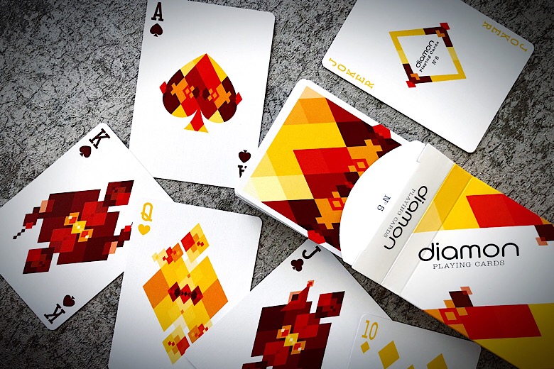Card Flash: Diamon Playing Cards N° 5 by Artedame Dutch Design Studio