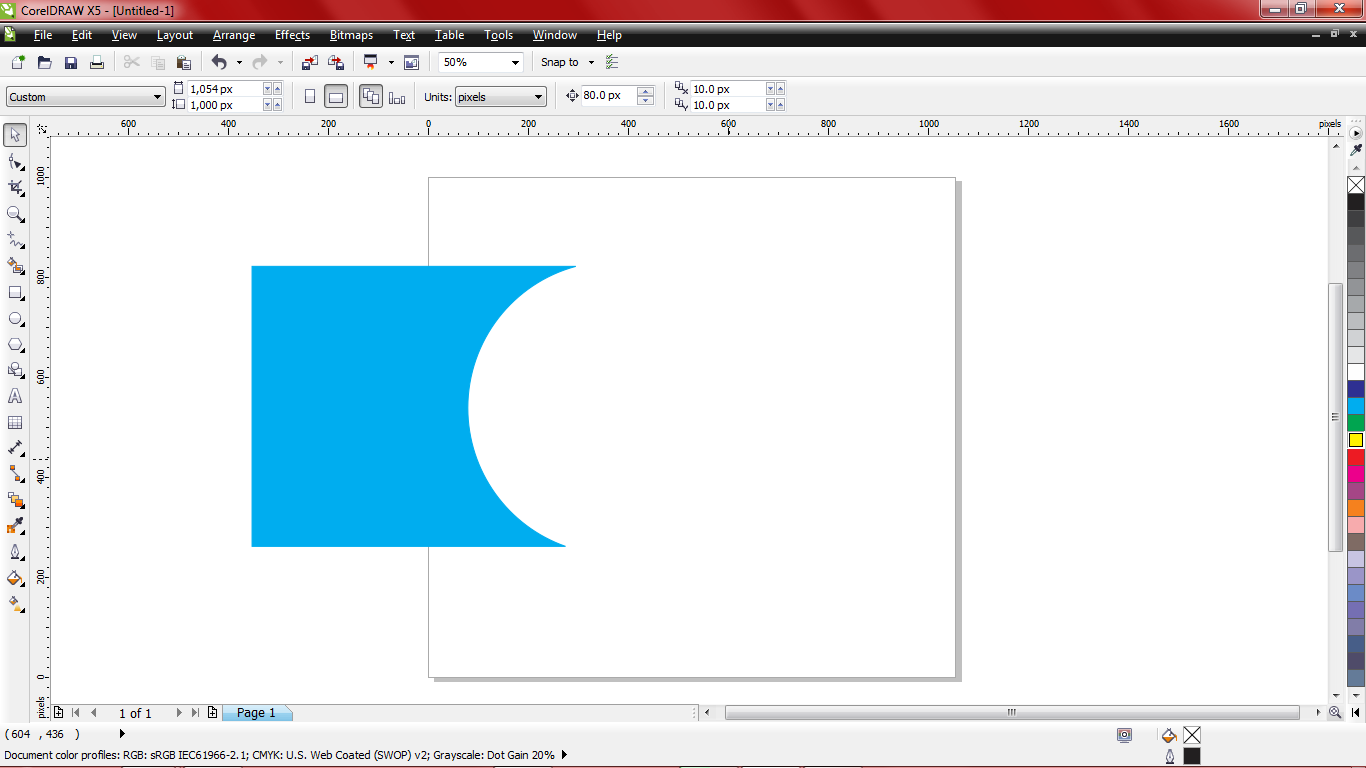 Tekhnik Shaping Front dan Back Minus Di CorelDraw