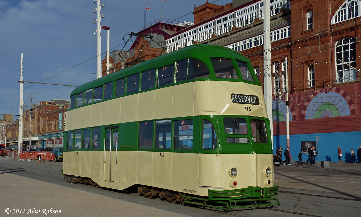 Blackpool Tram Blog: Balloon 715 to be used on Heritage Tours