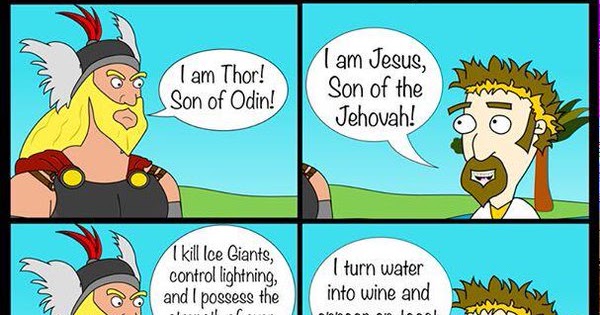 Jesus And Thor ~ irReligious.oRg