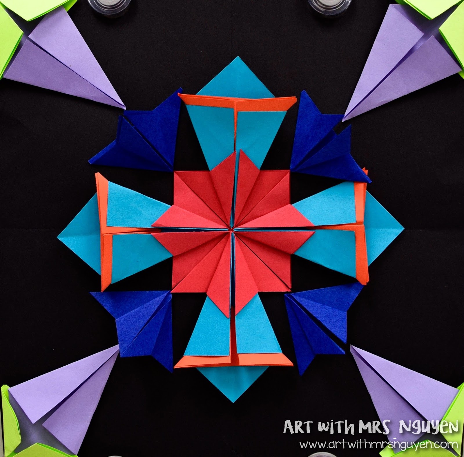 Radial Paper Relief Sculptures (5th): Part 500000 | Art with Mrs. Nguyen