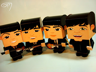 Paper Toys: The Beatles!