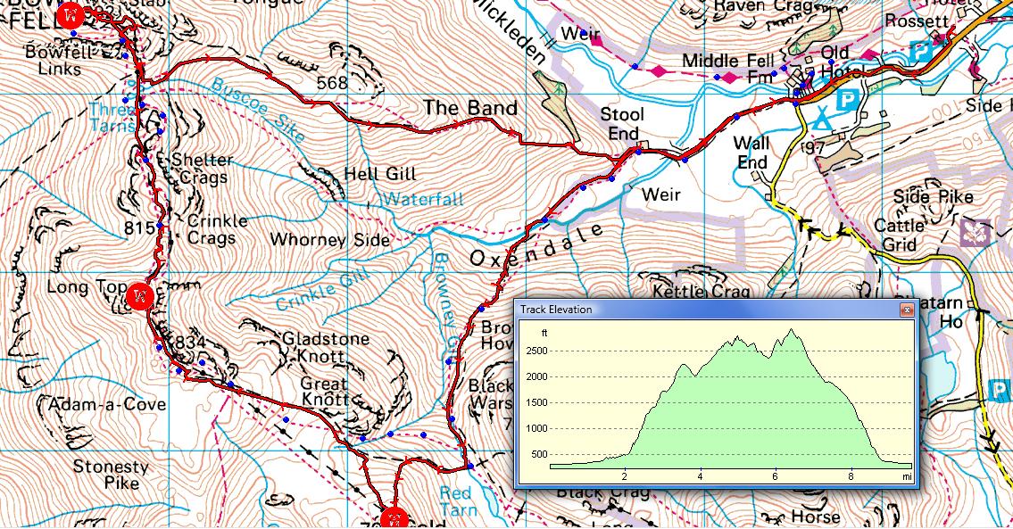 Oversharing: Cold Pike, Crinkle Crags and Bowfell - March 2012