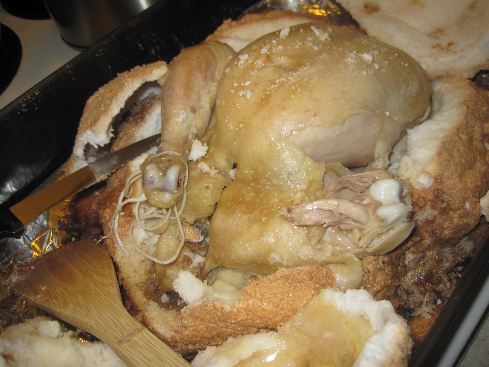 Lauren's Closet Kitchen: Salt Roasted Chicken