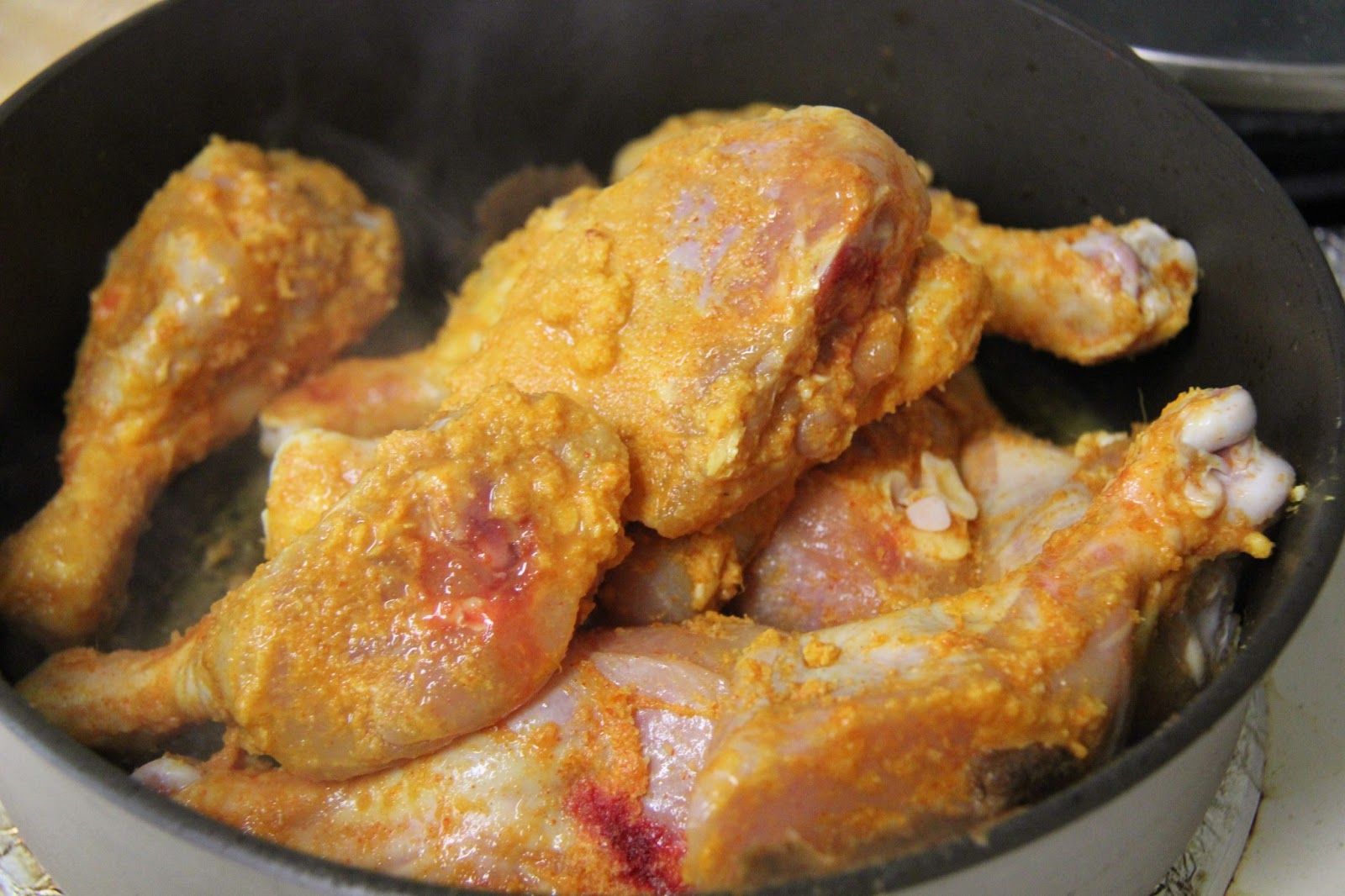 Yummilicioussss!: Gongura Chicken-Sorrel Leaves Chicken
