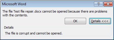 Aneka info: Memperbaiki Berbagai macam file atau dokumen yang rusak