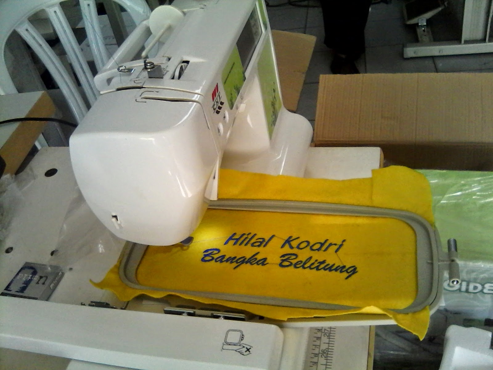 mesin bordir komputer | kursus wilcom punching desain dan teknik bordir ...