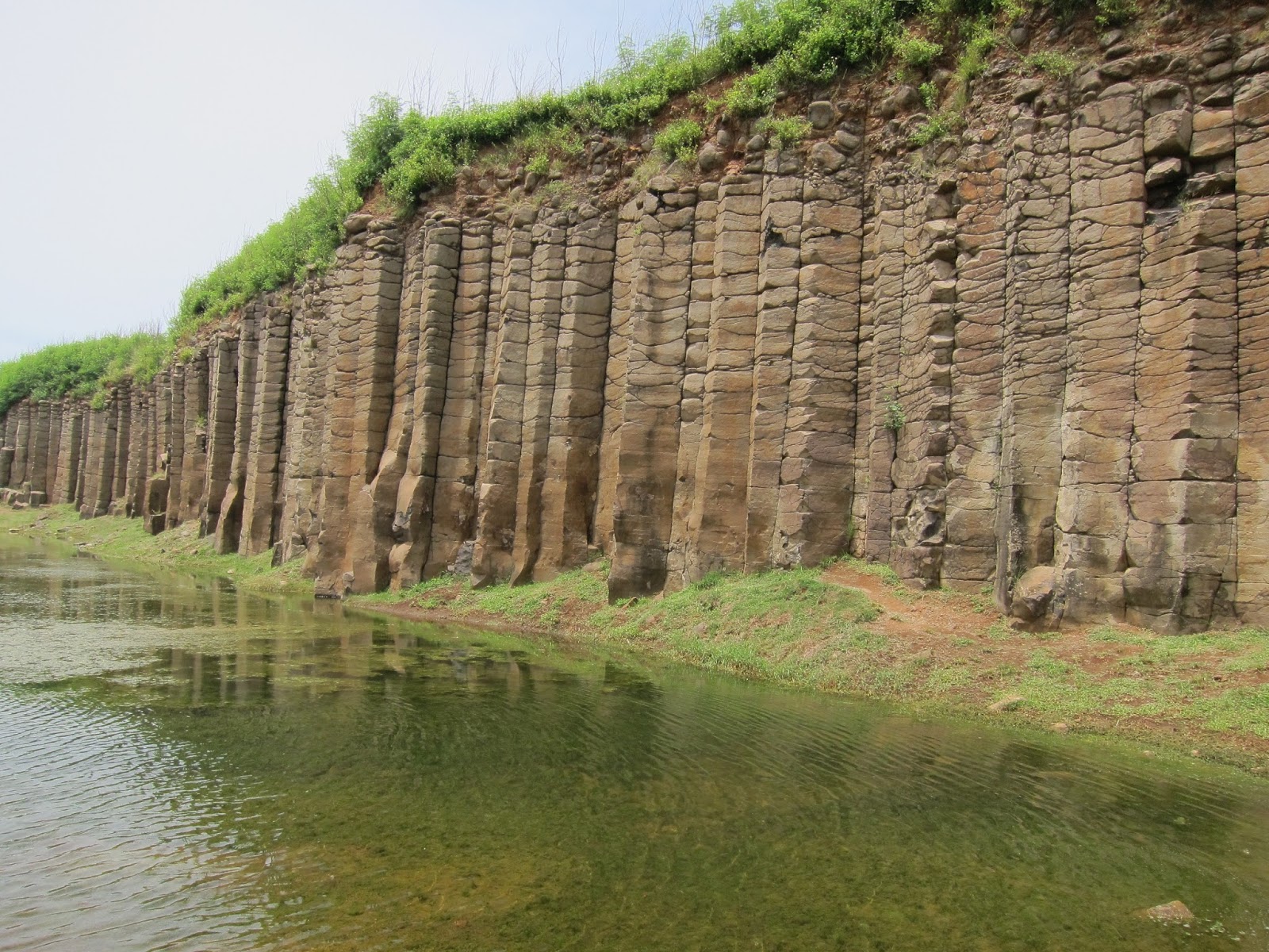 English, Literature, and the Bible: Daguoye Columnar Basalt, Penghu, Taiwan