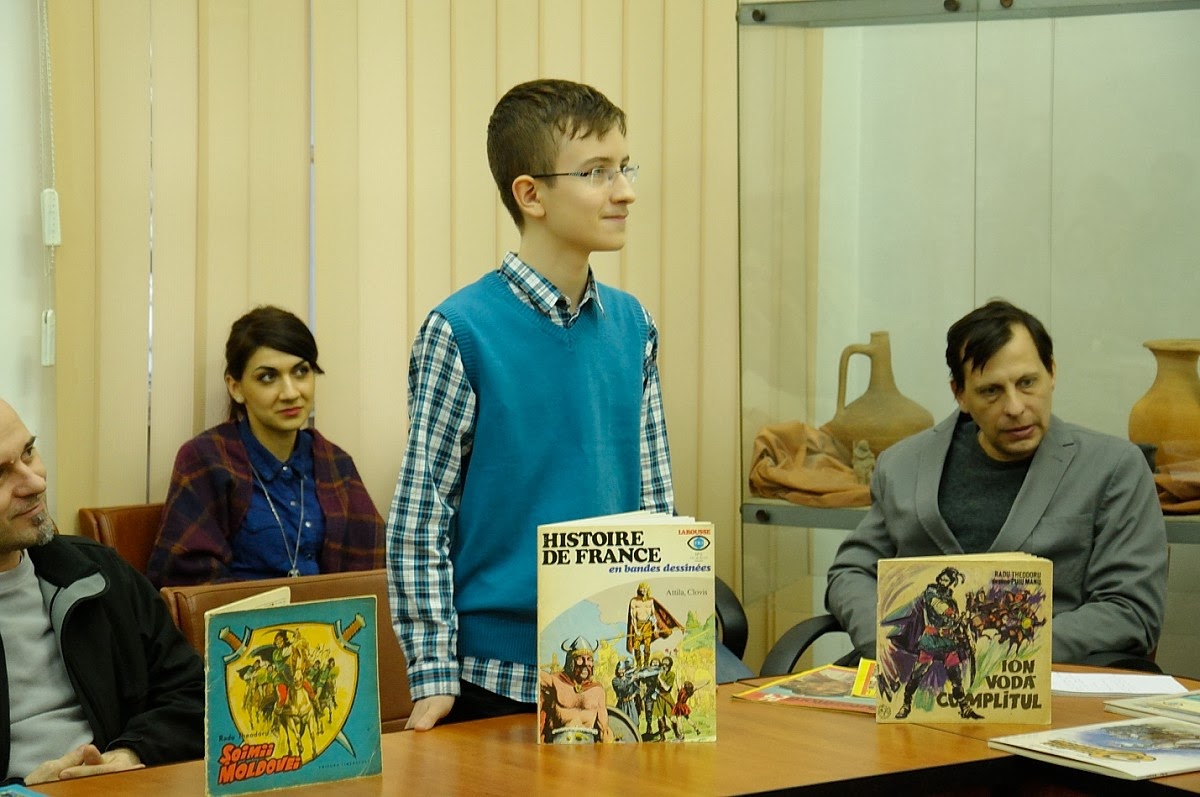 Benzi Desenate: Maestrul Puiu Manu la Facultatea de Istorie