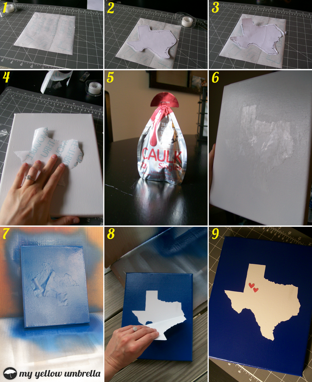 DIY Canvas State Tutorial | Alina Sewing + Design Co.