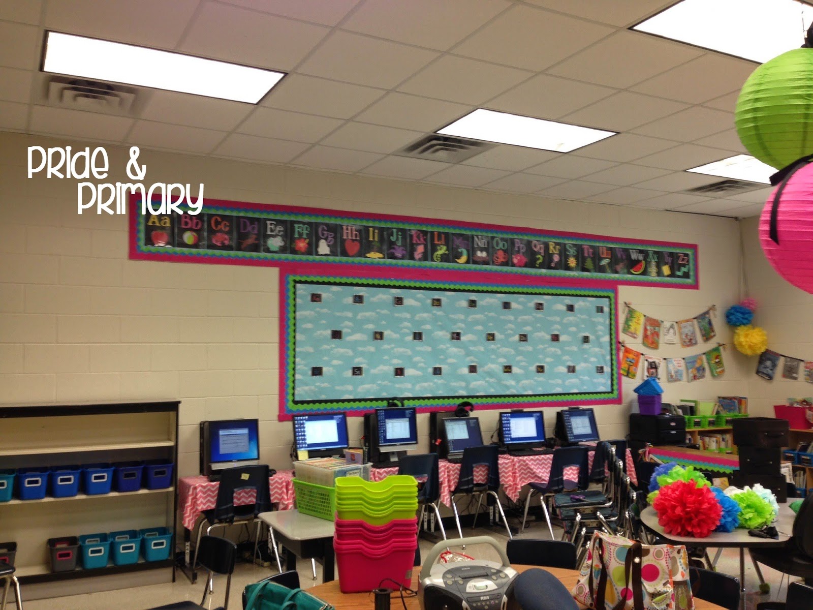 Colorize Your Classroom!! And Some Alphabet Cards (UPDATE: Hard Good ...