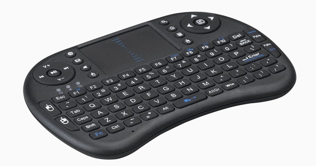 WE SUPPLY WHAT YOU NEED: Wireless Keyboard Remote Control with Touchpad ...