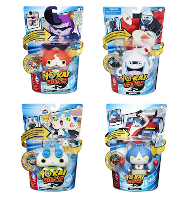 YO-KAI Watch Converting - 4 Pack Lot - Jibanyan - ROBONYAN - Komasan - Whisper - NEW!