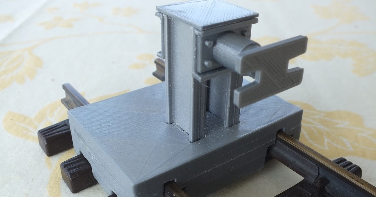 Le train de jardin en IIm: Impression d'un butoir RhB au 1/22,5