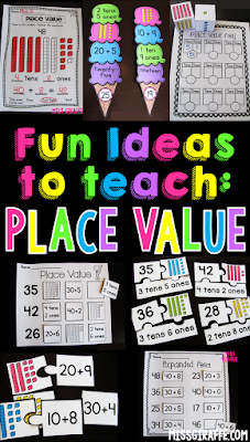 Miss Giraffe's Class: Place Value in First Grade