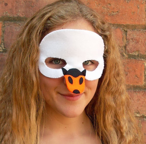 Bugs and Fishes by Lupin: Felt Masks for Halloween