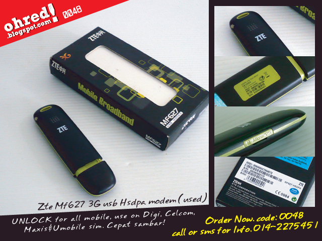 0048-ZTE MF627 3G Usb modem - OHRED