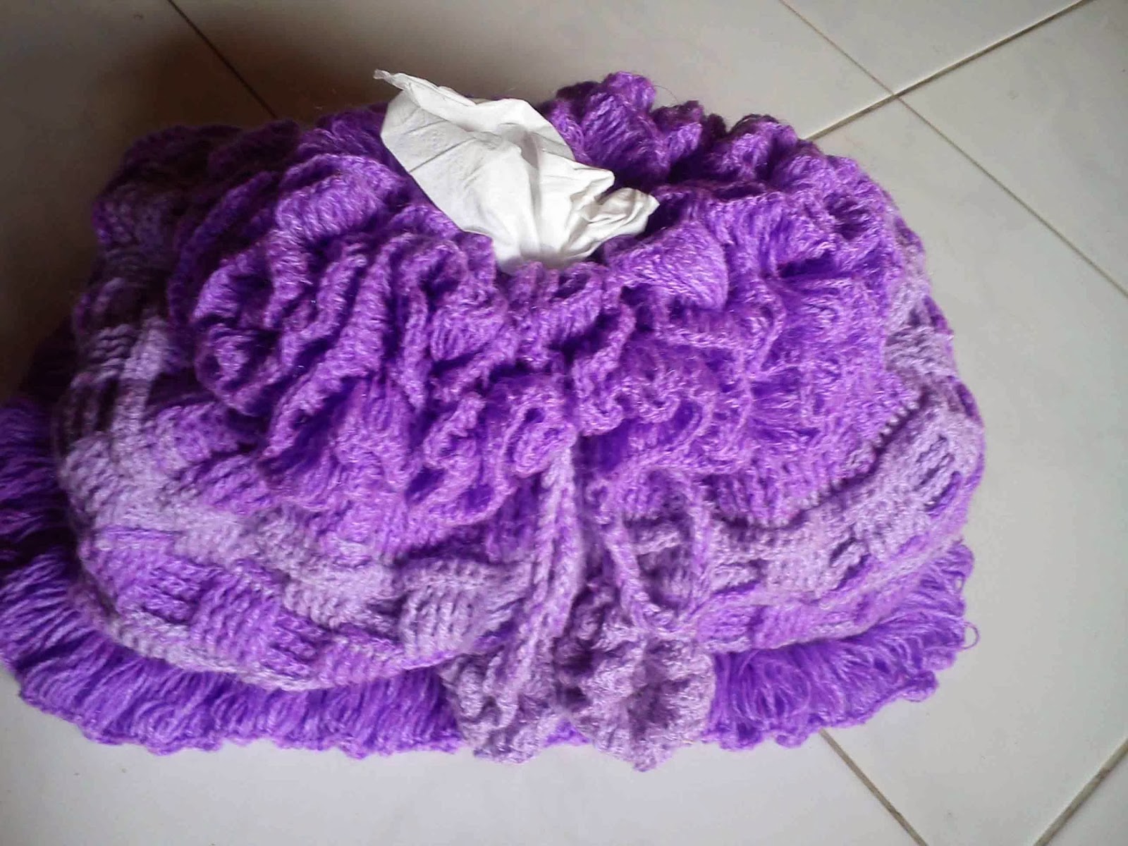 Kerajinan Tangan Rajut INDONESIA: Rajutan Tempat Tisu