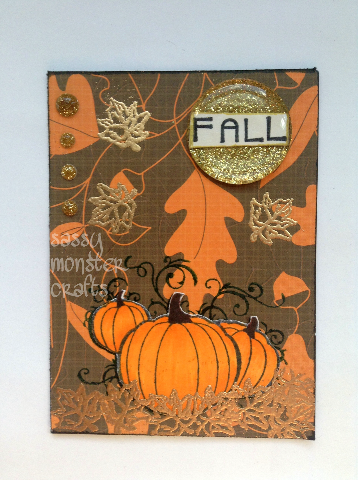Sassy Monster Crafts: Fall ATC