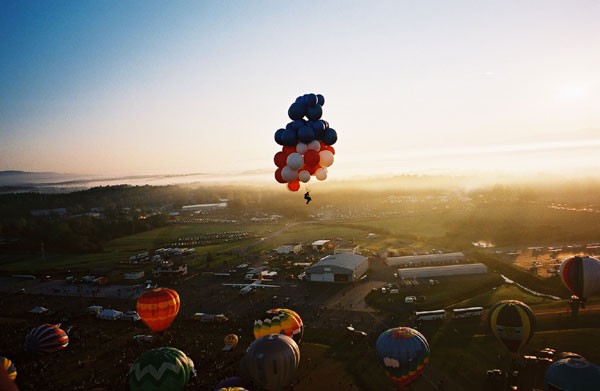 KymSpins: Cluster Ballooning