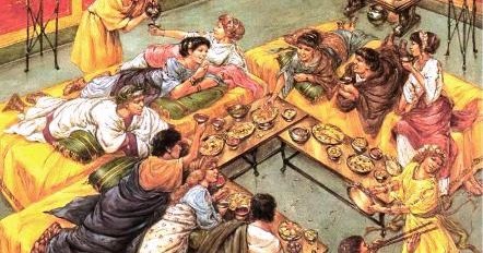 SCA Feast - Ceilidh XV's Early Roman Feast Held March 9, 2002