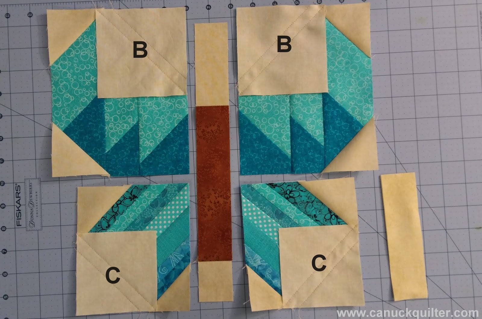 Canuck Quilter: RSC butterfly block tutorial