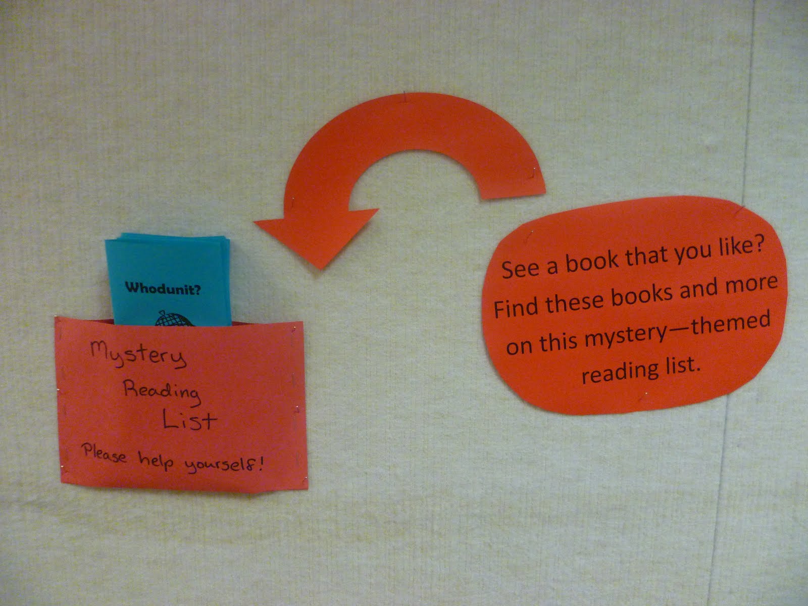 Kids' Bibliotheque: Mystery Bulletin Board