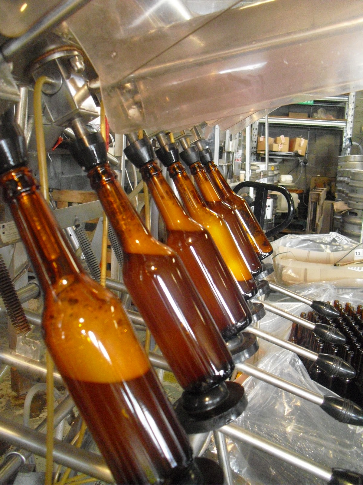 Brasserie Des Vignes: L'embouteillage: comment ça marche?