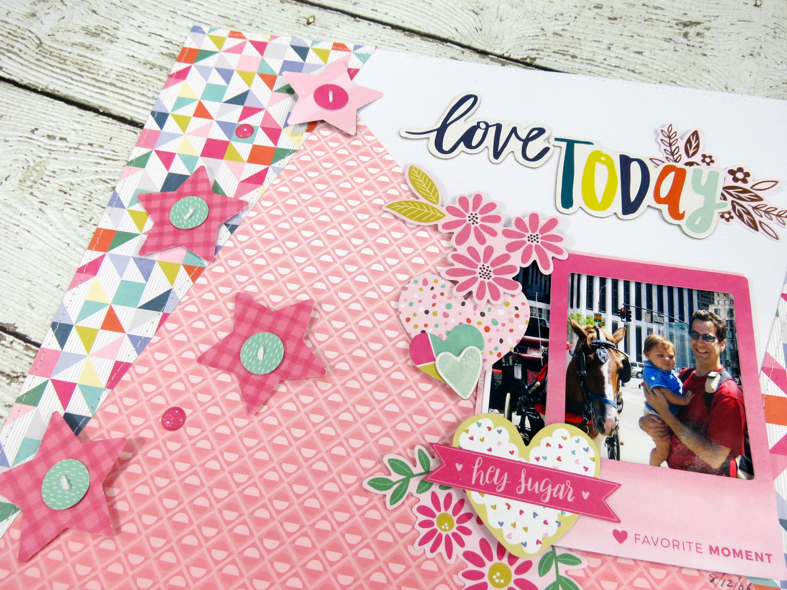 Scrapping With Yvette: My Creative Scrapbook | Love Today | April Main Kit