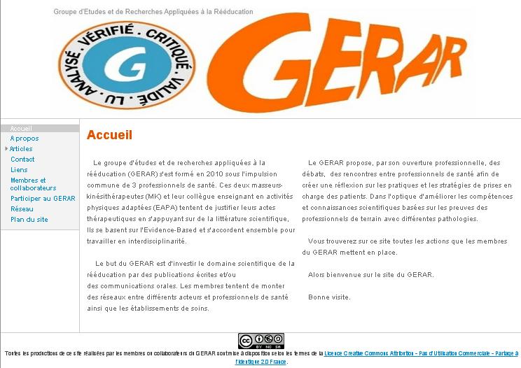 Le blog du GERAR: Participer au sein du GERAR