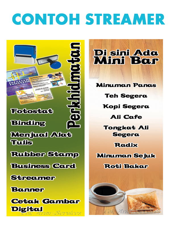 Tok Arau Services Your One Stop Supplier: Portfolio Banner/ Streamer