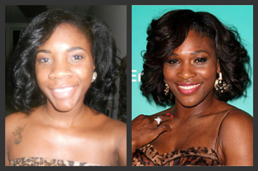 6FOOTLONGHAIR: Celebrity Look Alike - Serena Williams