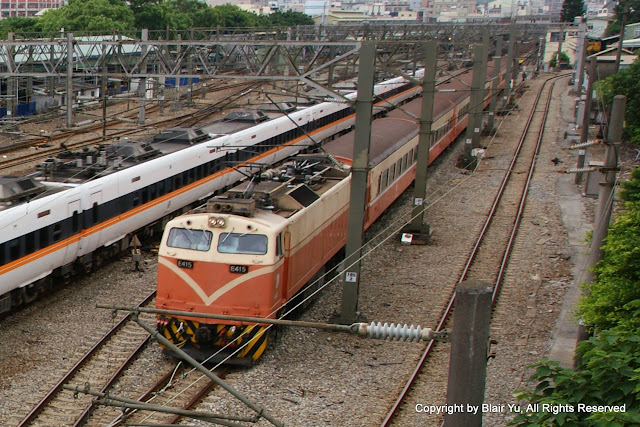 Blair's 鐵道攝影: E415電力機車 / TRA E415 Electric locomotive